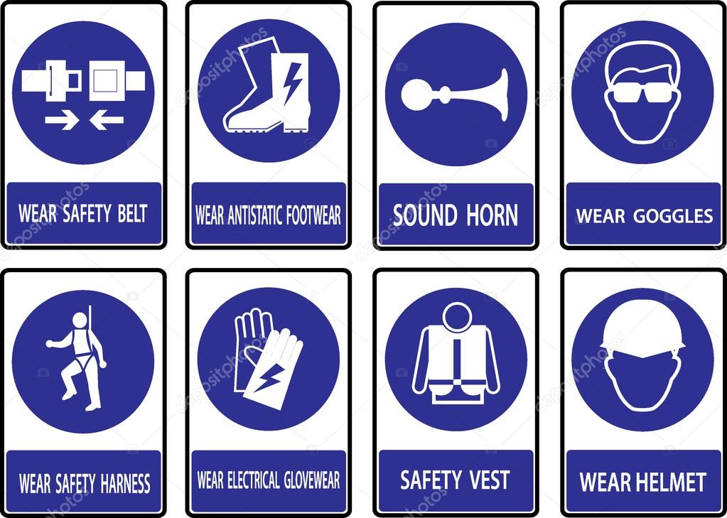 Mandatory signs Stock Vector by ©stoonn 83085778