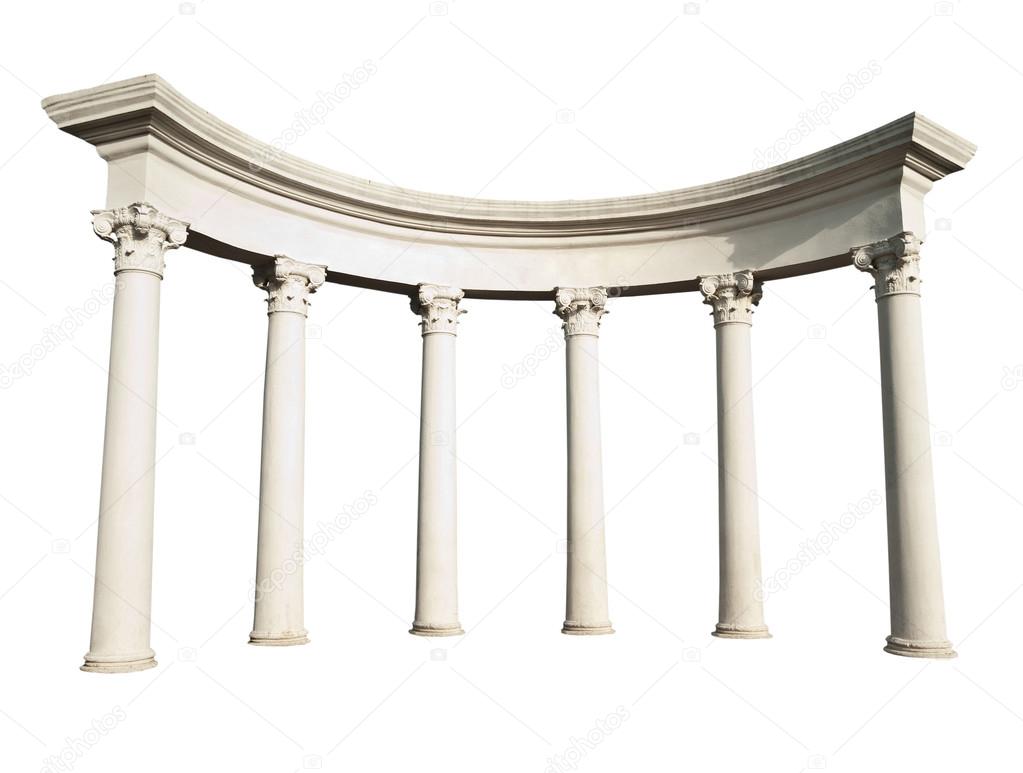 Ancient Greek columns Stock Photo by ©GekaSkr 100307092