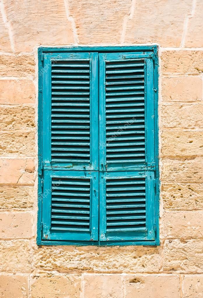 White wooden window shutters Stock Photo by ©GekaSkr 79331970