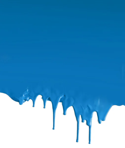Thick blue dripping paint Stock Photo by ©anterovium 11043613
