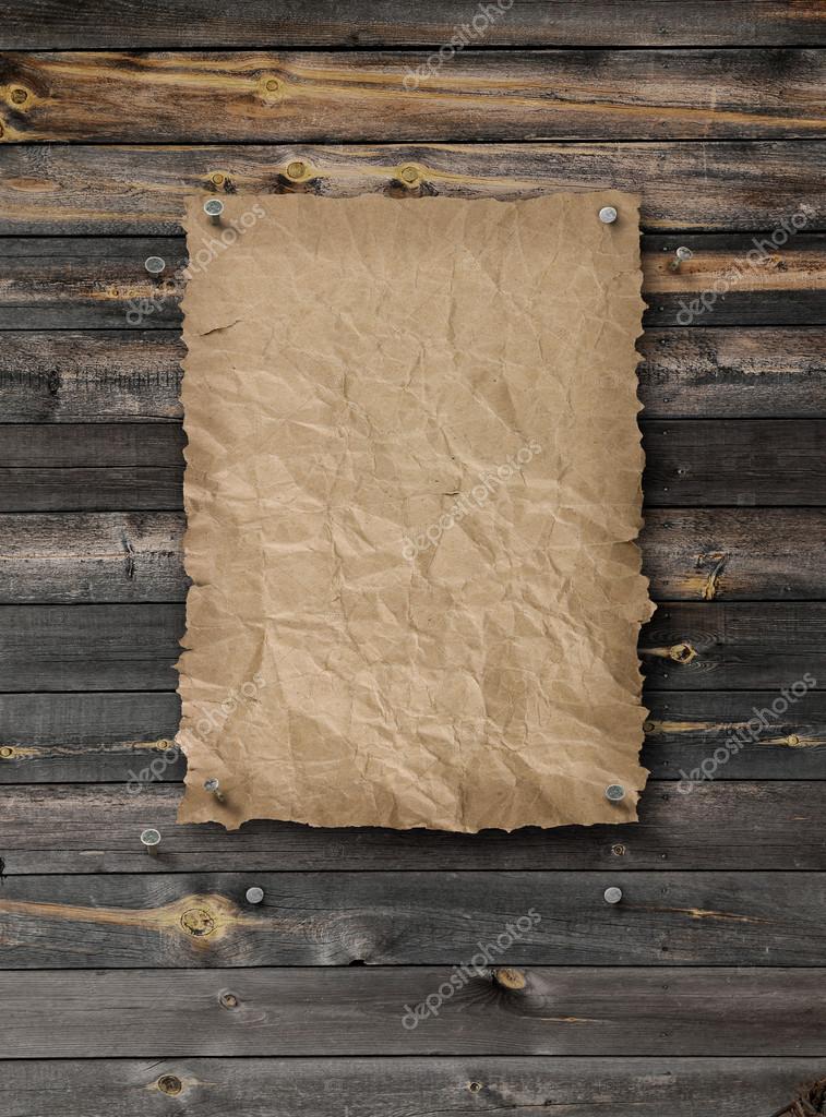Empty wanted poster on plank wood wall Stock Photo by ©anterovium 74565421