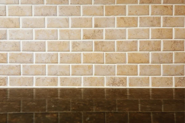 Nice brownish tile wall. - Stock Image - Everypixel
