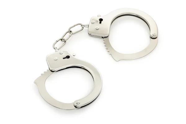 Handcuffs isolated — Stock Photo © mikeaubry #19428045