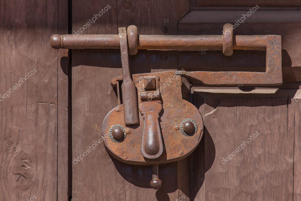 Antique Iron Lock — Stock Photo © tamifreed #55279509