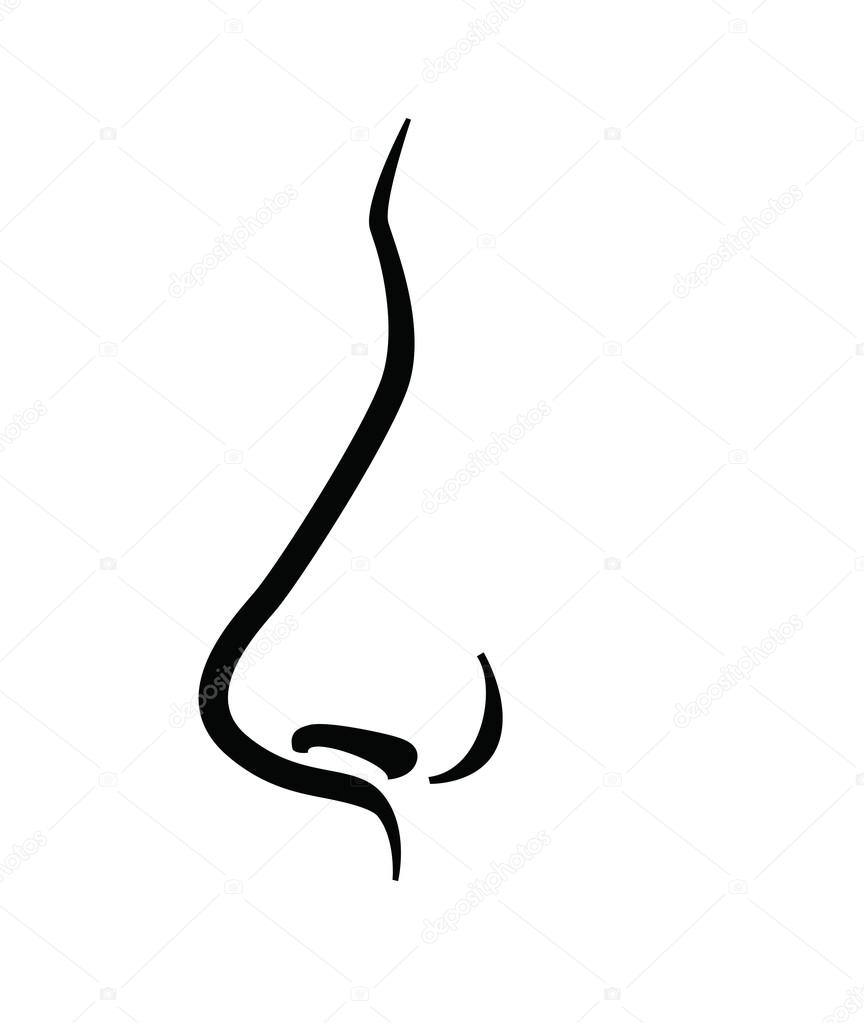 Nose Icon Vector.