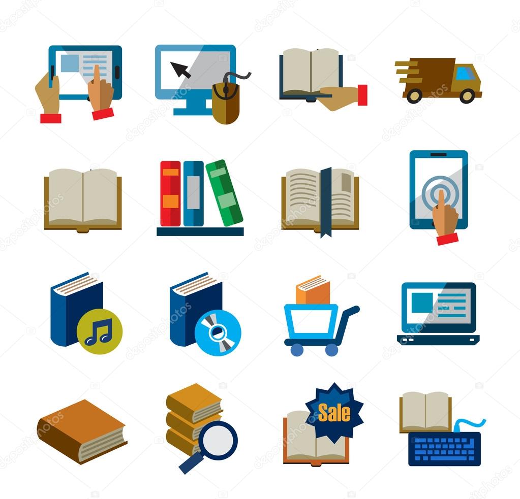 Books icons Stock Vector Image by ©bioraven #63503595