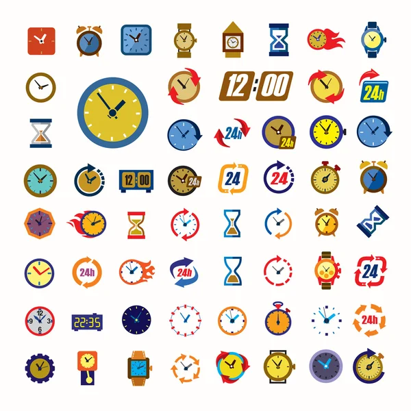 Time, clock, punch, management, watch,calendar, deadline line icons ...