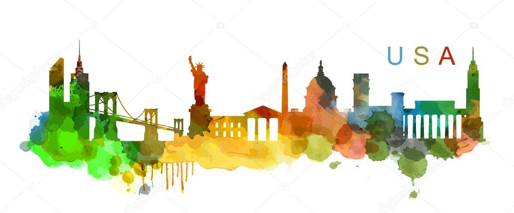 Vector USA — Stock Vector © bioraven #72235997