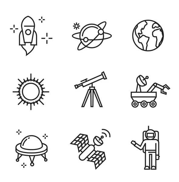 Astronomy icons Vector Art Stock Images | Depositphotos