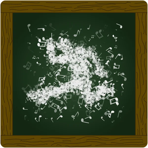 Dancing music notes Vector Art Stock Images | Depositphotos