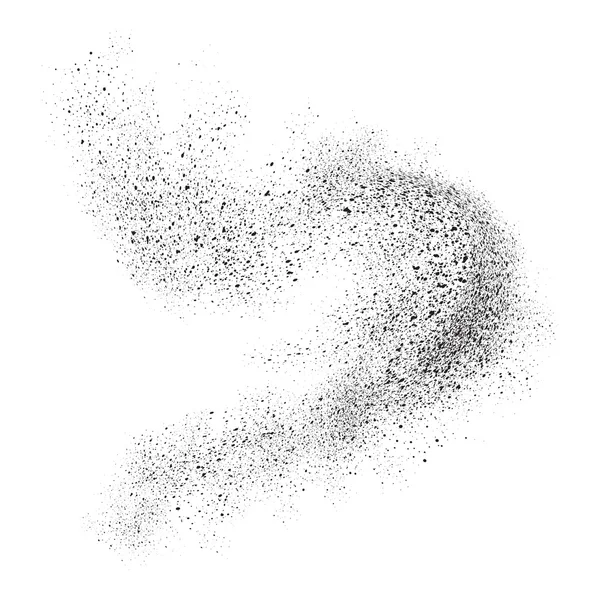 Dust Particles Scatter Brush White Abstract Background Vector ...