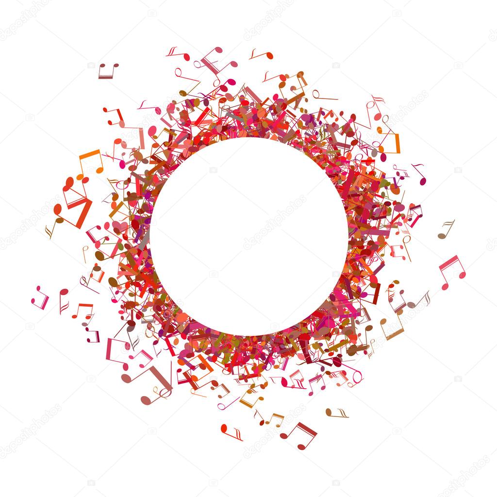 Abstract music design for use as a background Stock Vector Image by ...