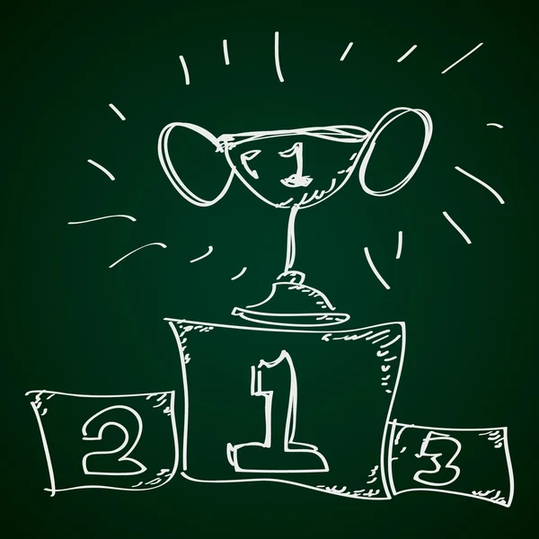 Simple doodle of first place Stock Vector Image by ©chrishall #78599568