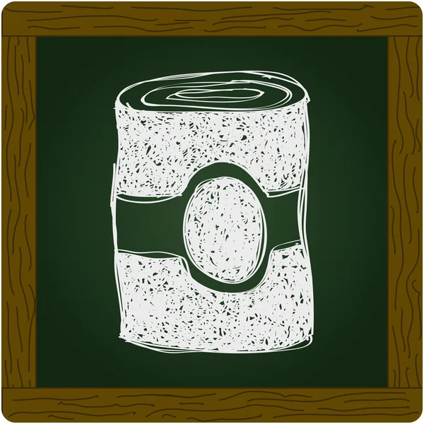 Simple doodle of some tin cans — Stock Vector © chrishall #101207252