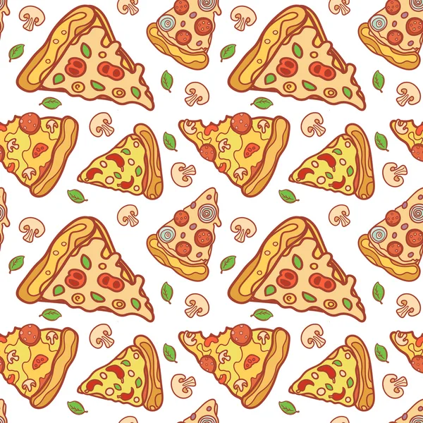 Pizza pattern Vector Art Stock Images | Depositphotos