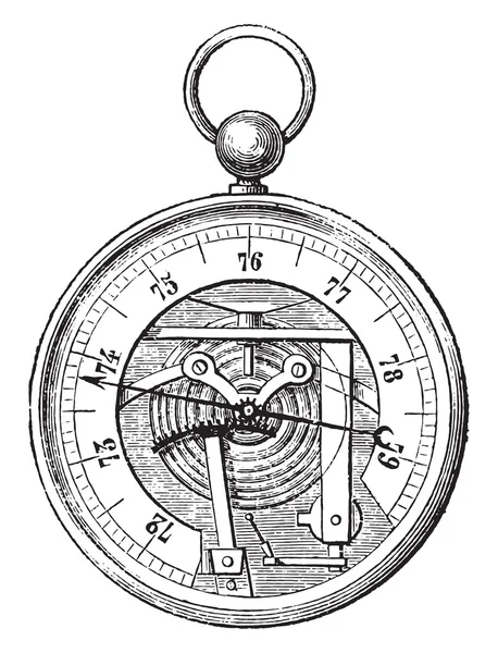 Aneroid Barometer Drawing
