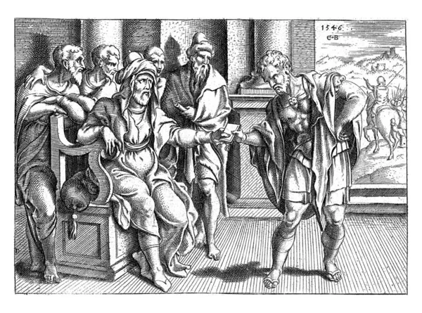 Saul receives letters of recommendation from the high priest to go to ...