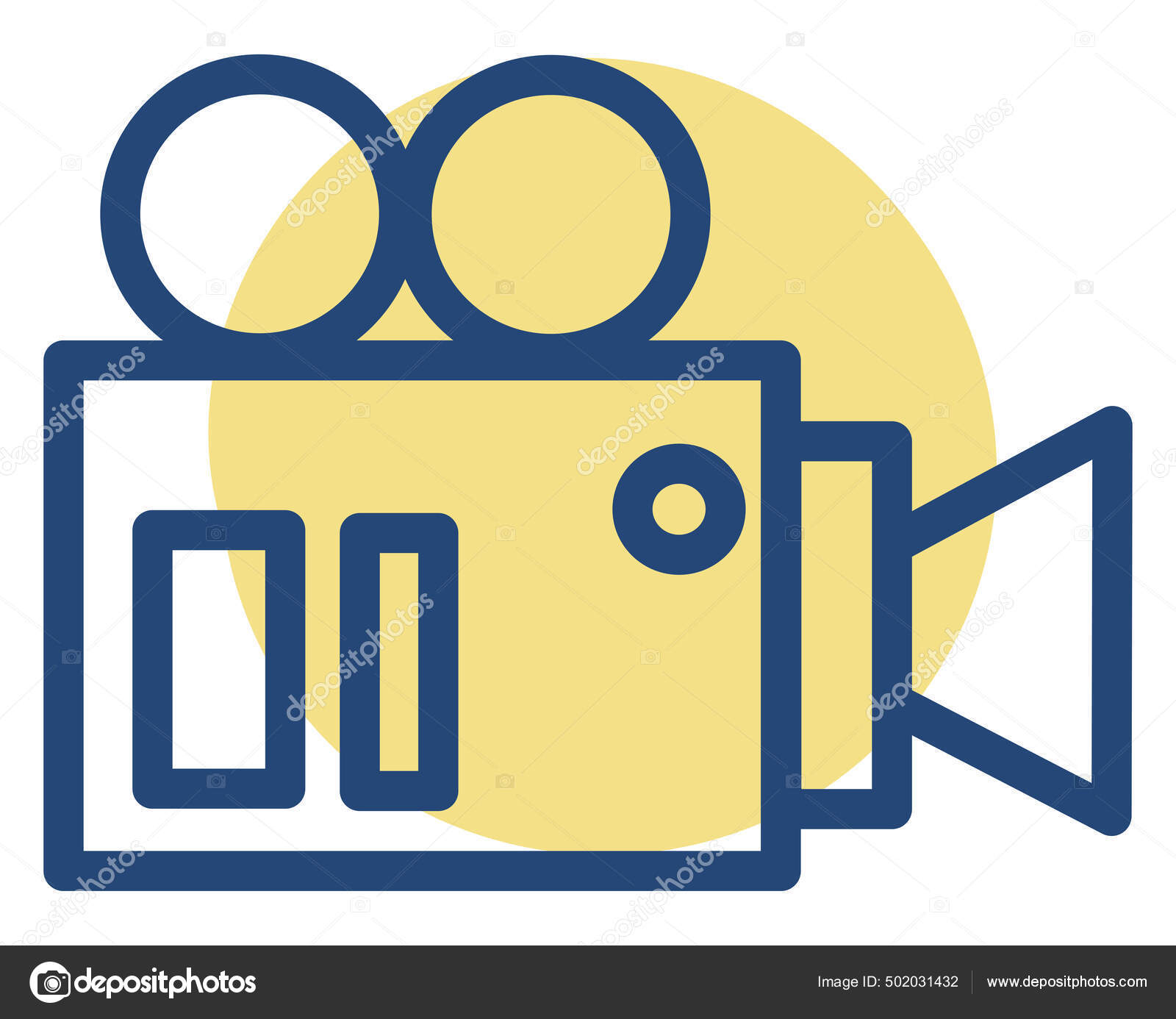 Vintage Camera Illustration White Background Stock Vector by ©Morphart 502031432