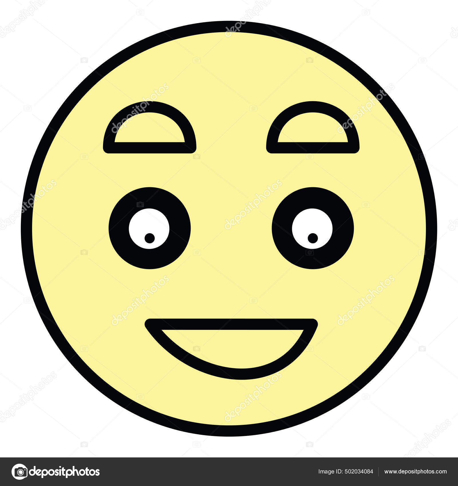 Glad Overrasket Emoji Glad Emoji Royalty Free Stock Vector Images And