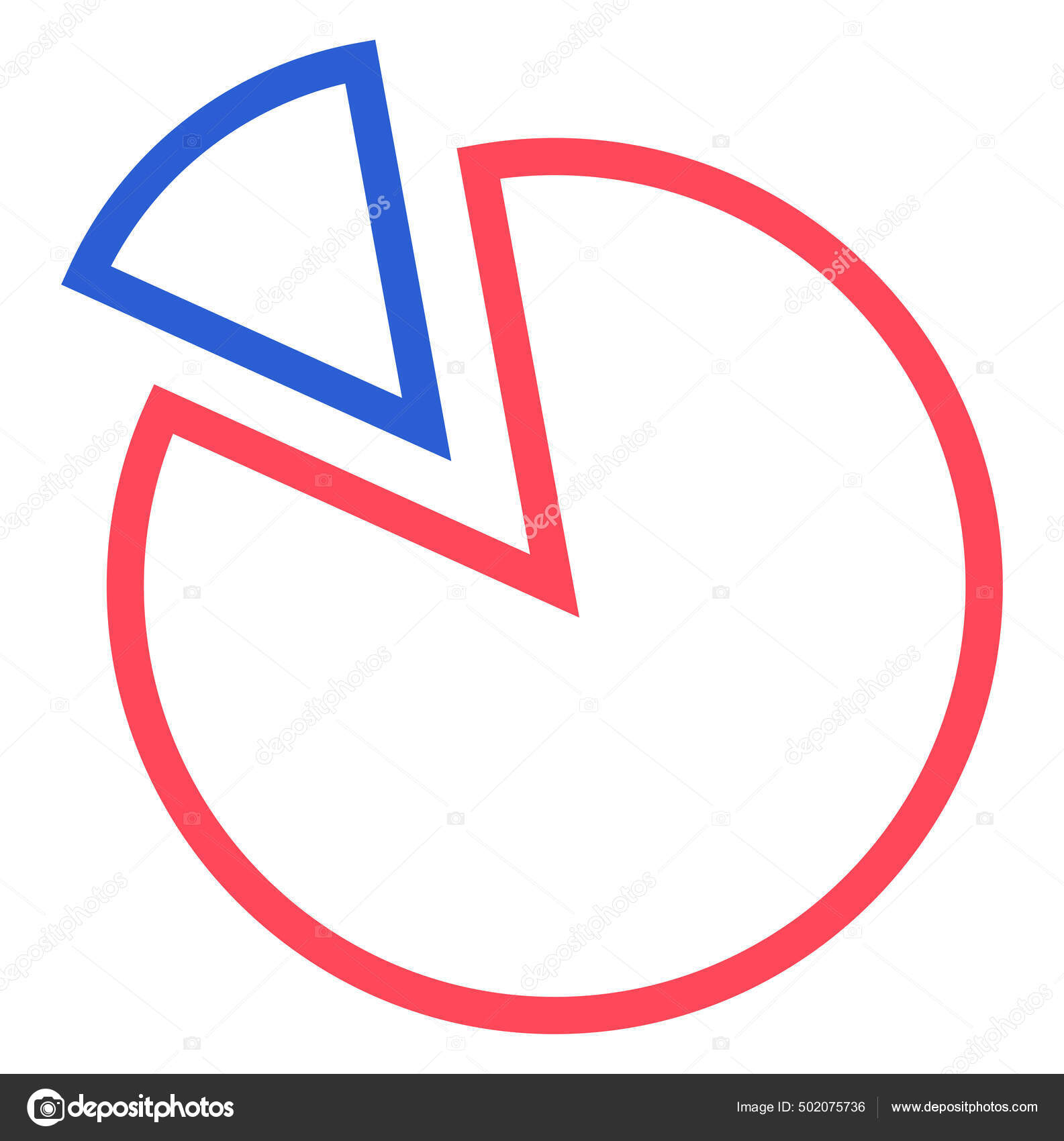 Visualization Graph Illustration Vector White Background Stock Vector ...