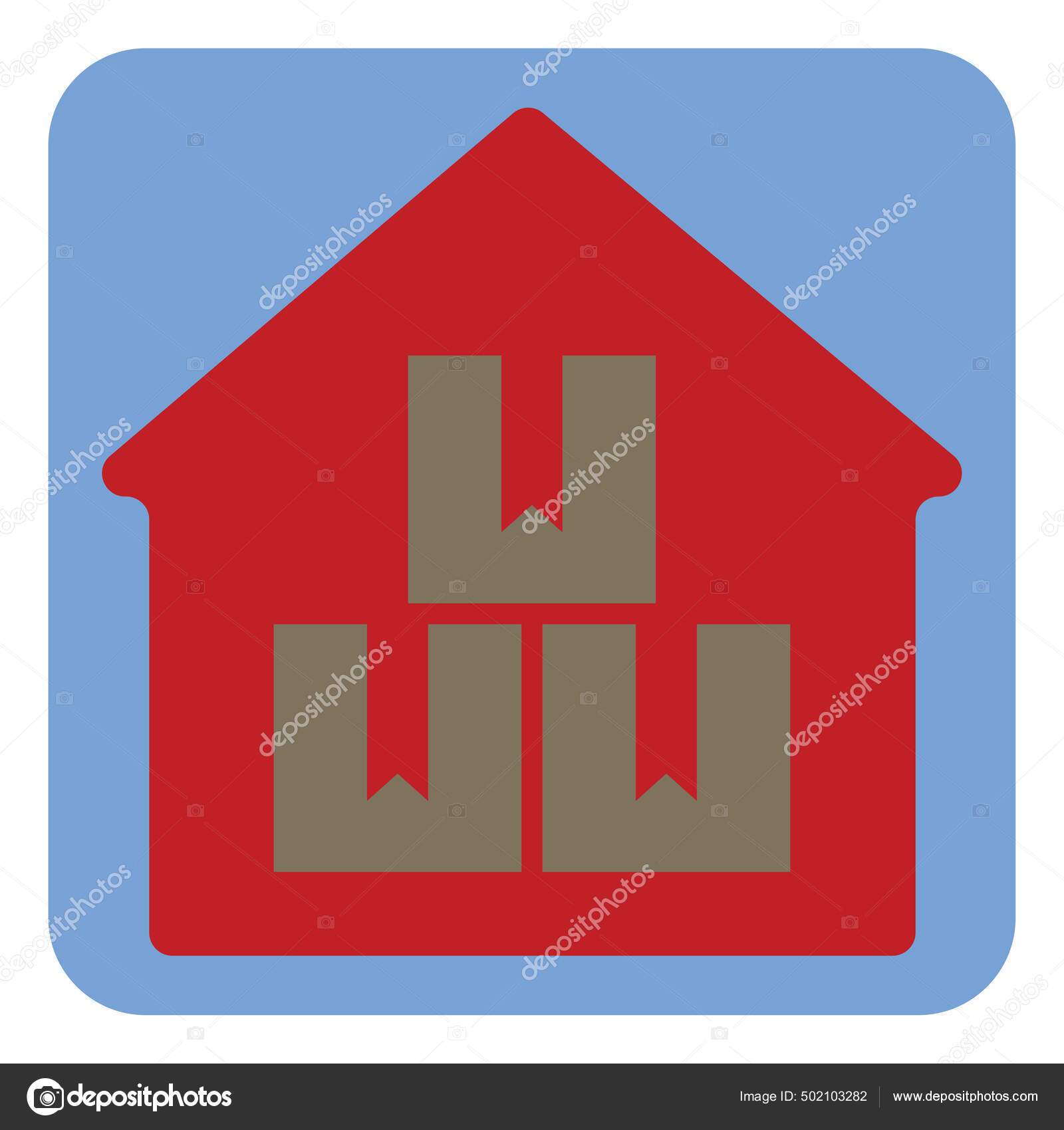 Completed Delivery Illustration Vector White Background Stock Vector by ...