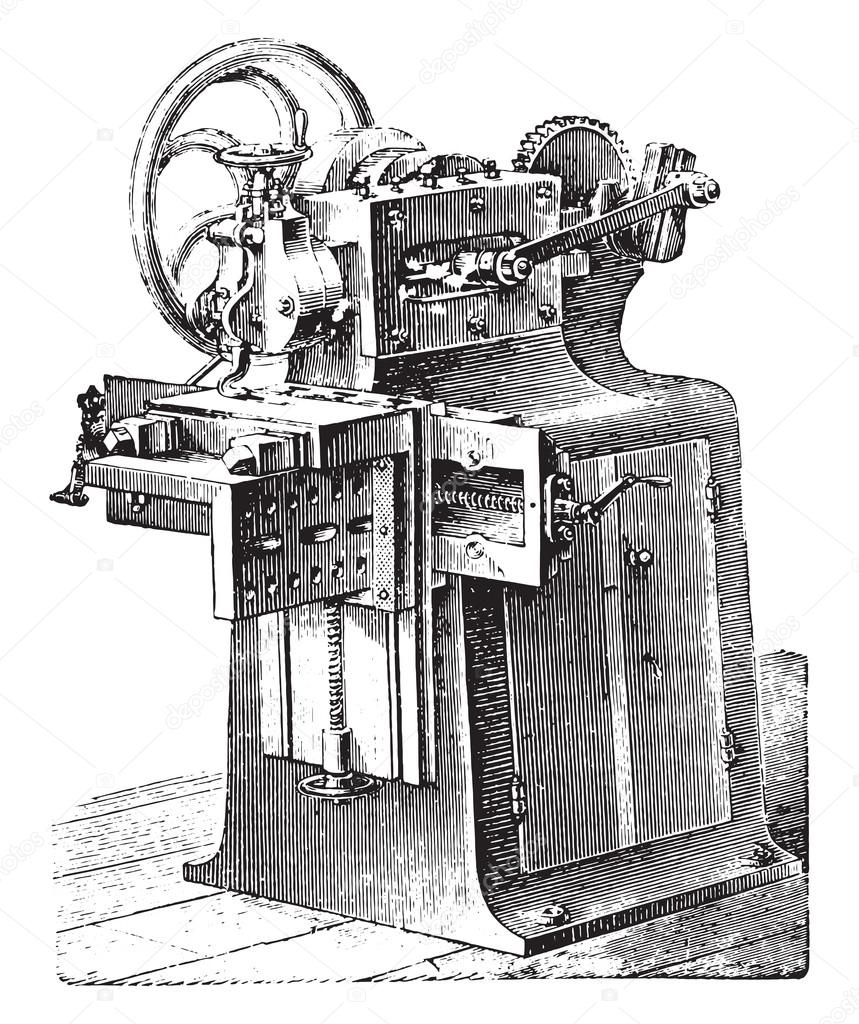 Shaper, vintage engraving. Stock Vector by ©Morphart 90300594