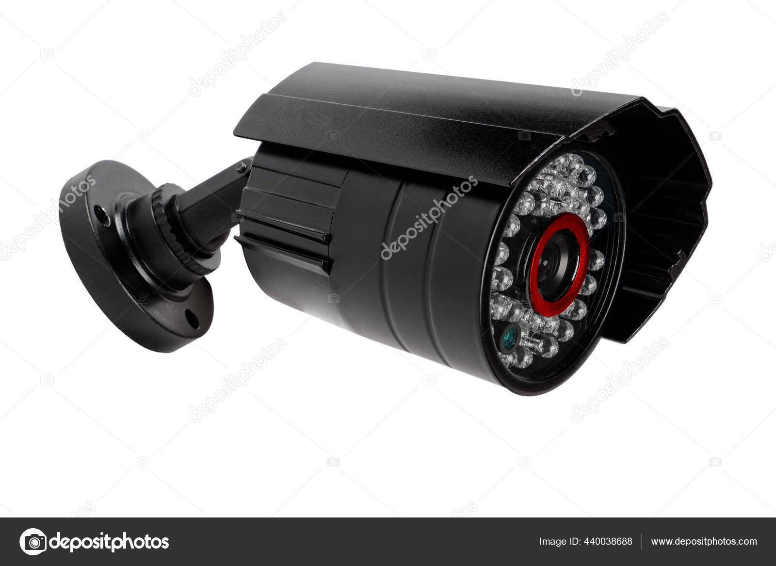 Cctv Security Camera Video Equipment Isolated White Background ...