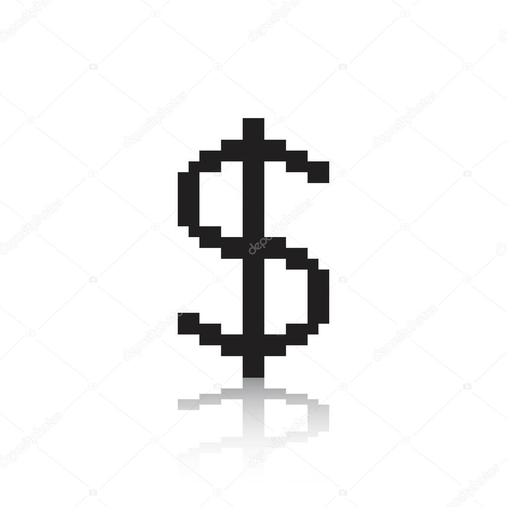 Money Sign Pixel Art