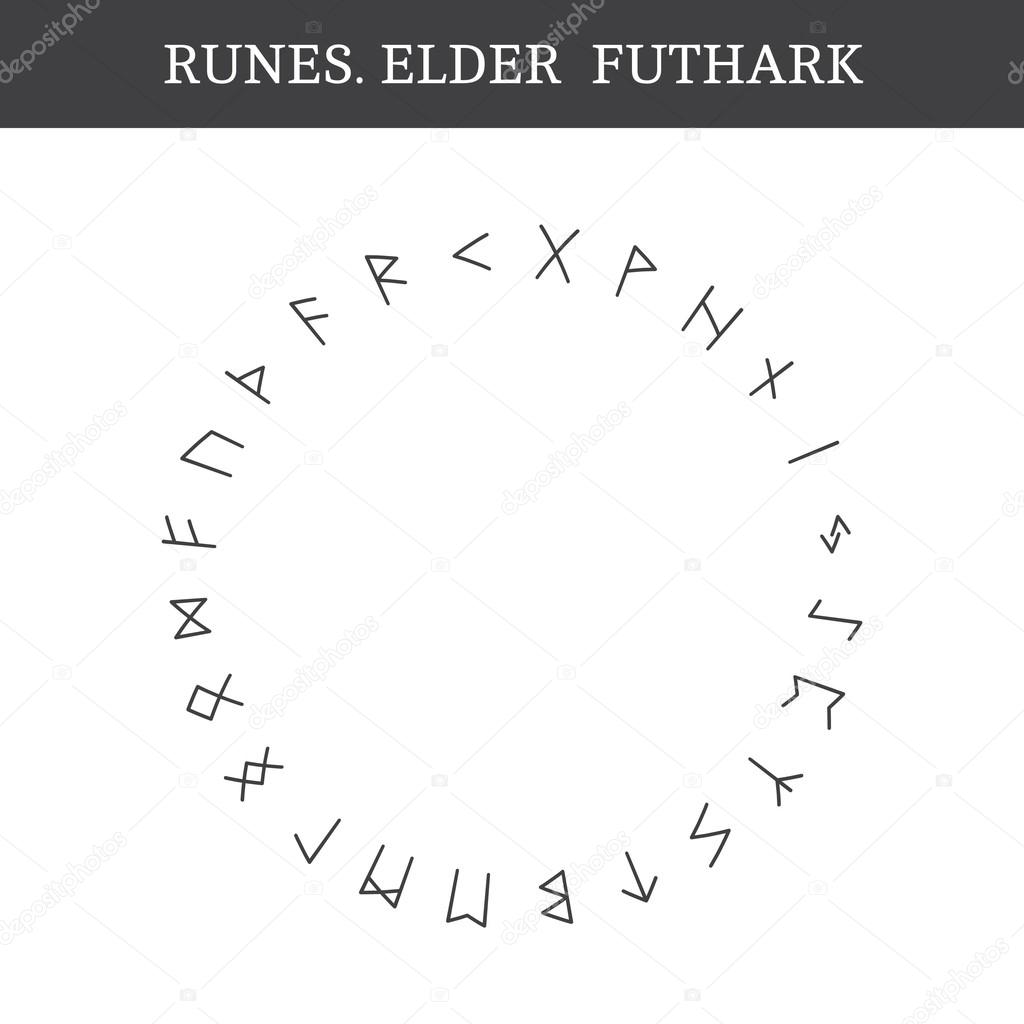 Old Norse runes Stock Vector Image by ©marina_ua #56899379