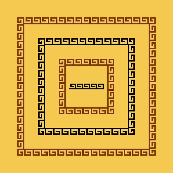 Ancient seamless square Greek frames — Stock Vector © marina_ua #92057540