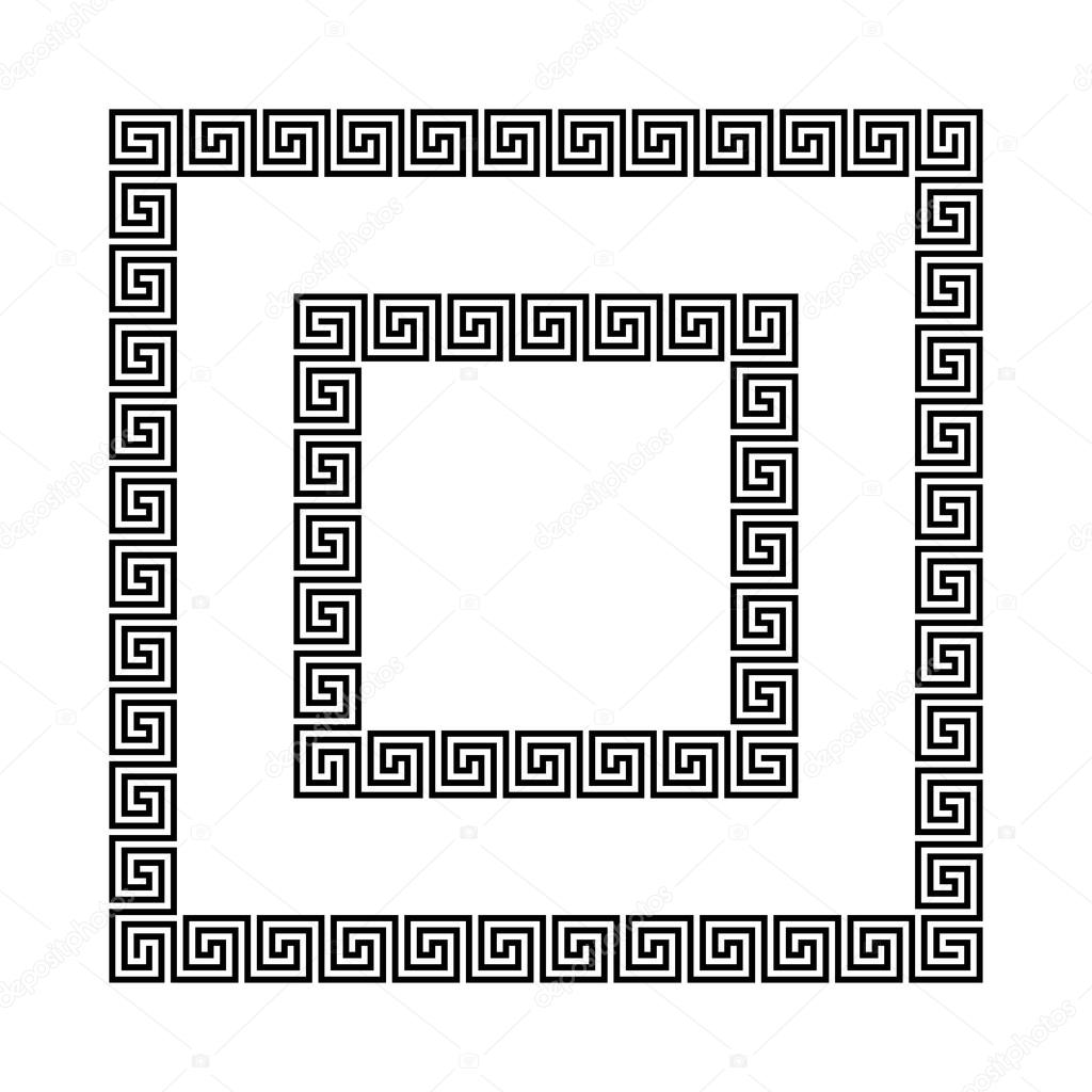RAncient seamless square frames Stock Vector Image by ©marina_ua #92057446