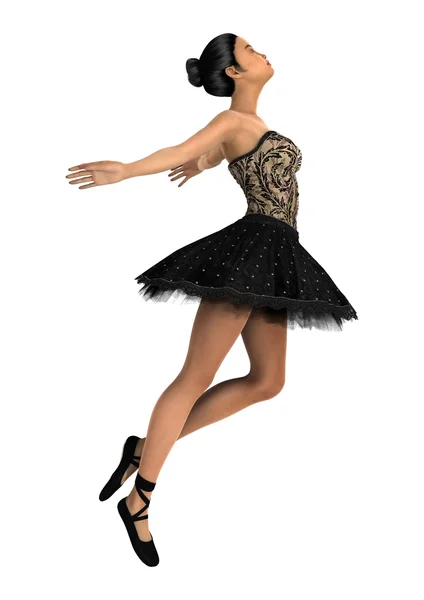 3D Rendering Ballerina on White — Stock Photo © PhotosVac #172486096