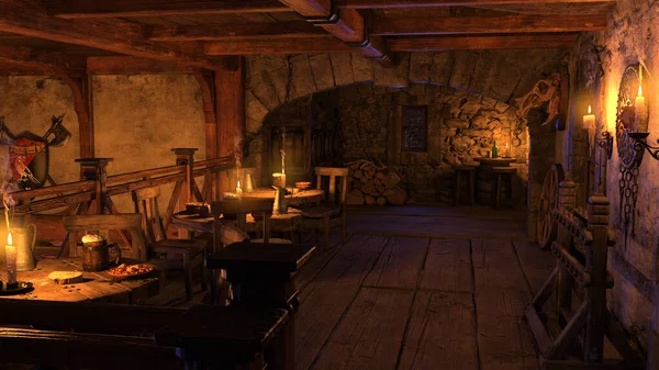 Medieval Inn Inside