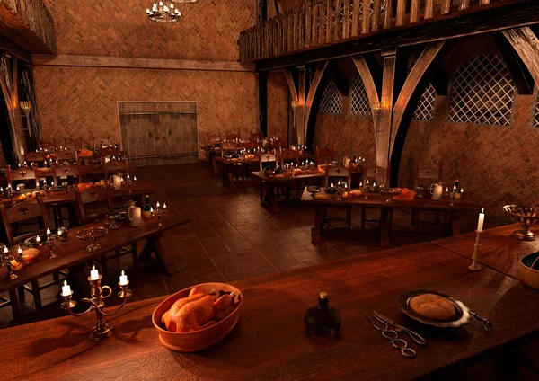 Medieval Castle Dining Hall