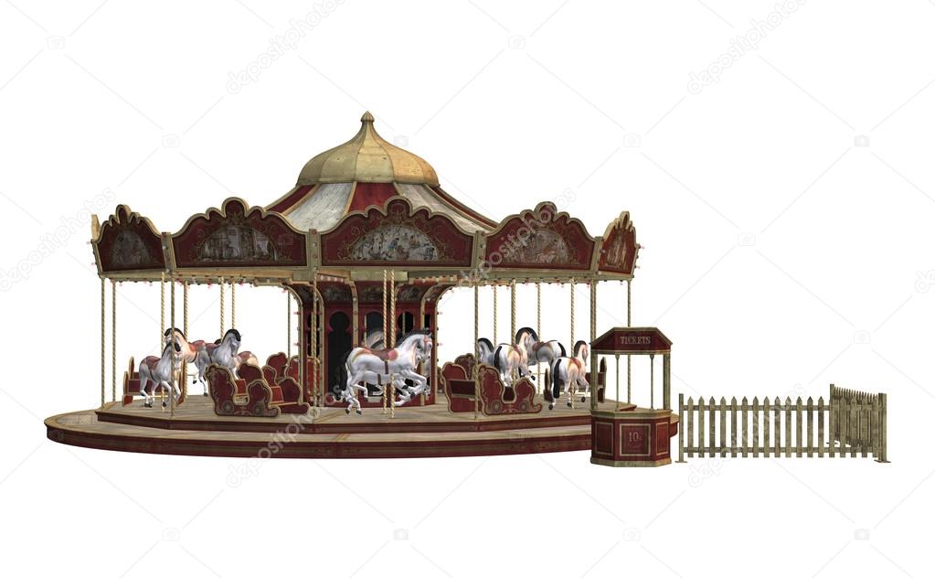 Vintage Carousel Stock Photo by ©PhotosVac 60139601