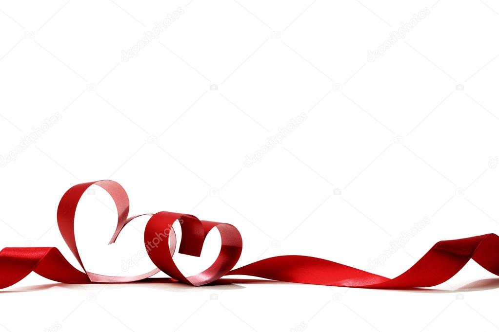 Heart shaped ribbon — Stock Photo © yellow2j #95994734
