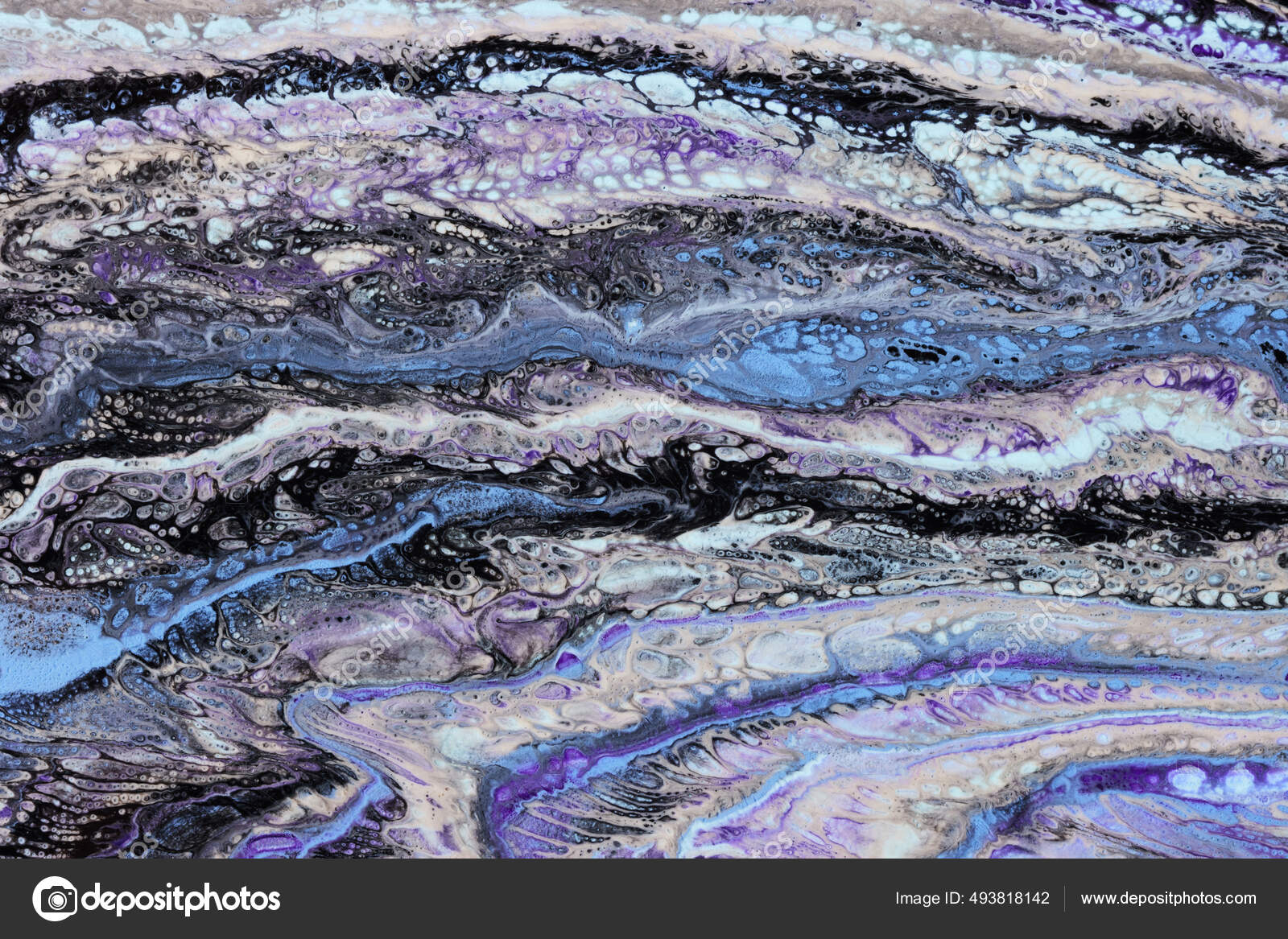 Floating Paint Texture Abstract Background Stock Illustration by ©Nik ...