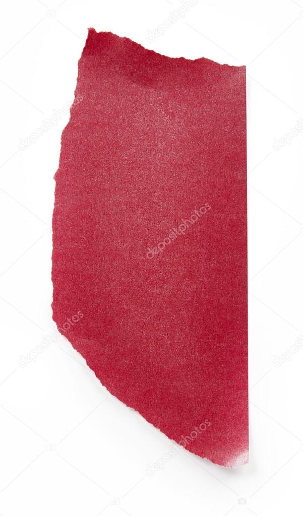 Piece of red paper Stock Photo by ©Nik_Merkulov 57637937
