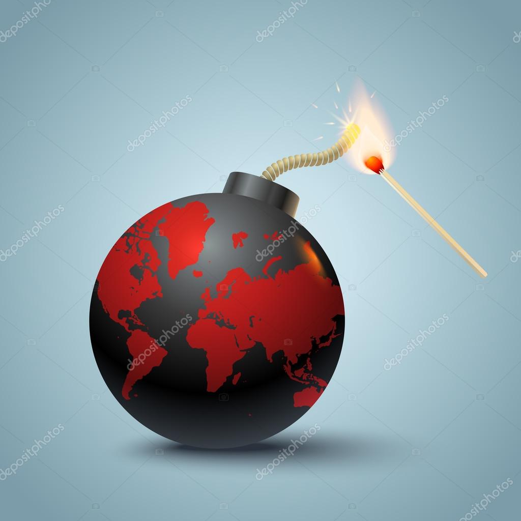 Bomb and match Stock Vector Image by ©serazetdinov #93733610