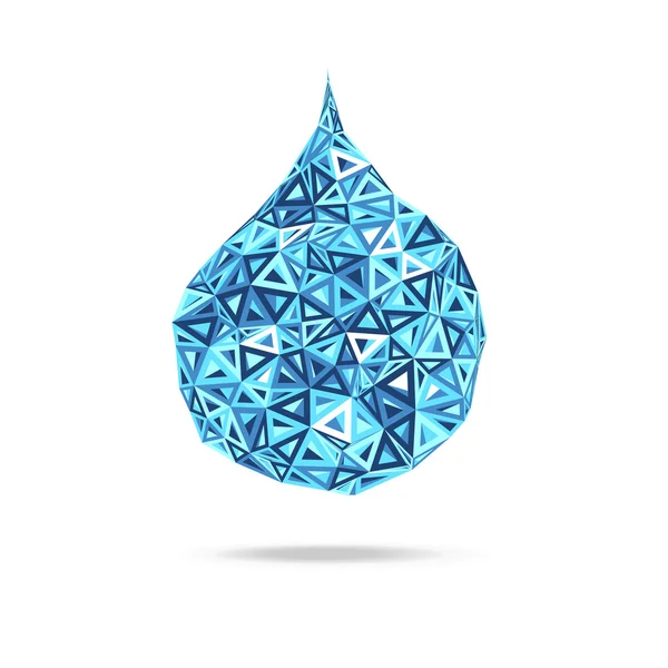 Vector Water Drop Icon White Background Example Water Drop Line Stock ...