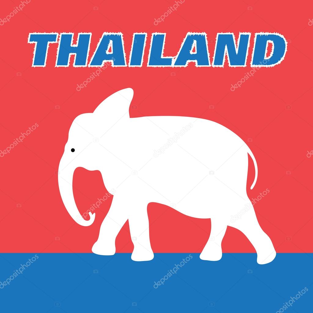 Beautiful elephant symbol of Thailand Stock Illustration by ©tanor ...