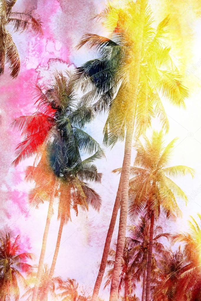 Abstract tropical landscape Stock Photo by ©tanor 73711139