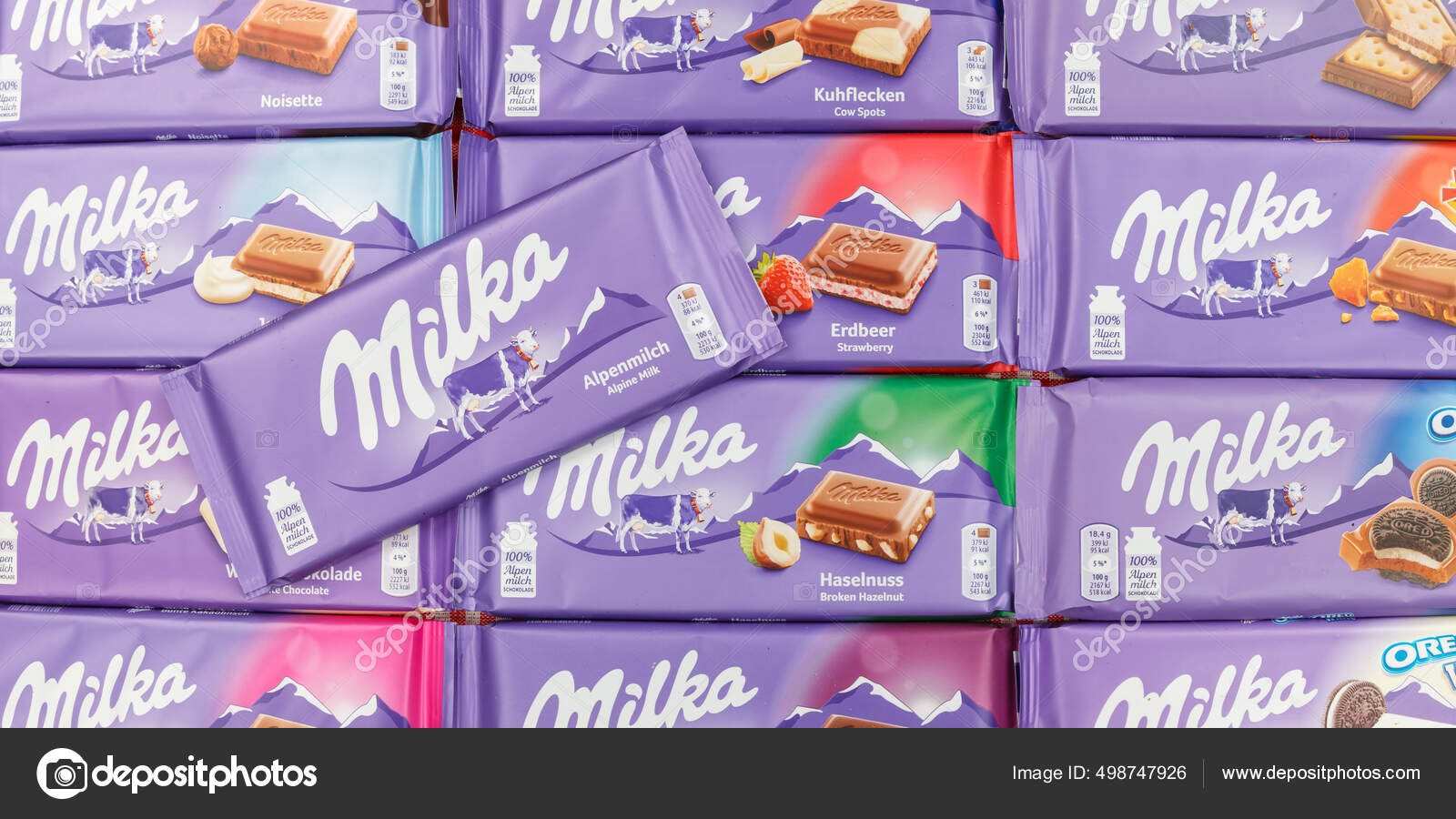 Milka Chocolate Flavors