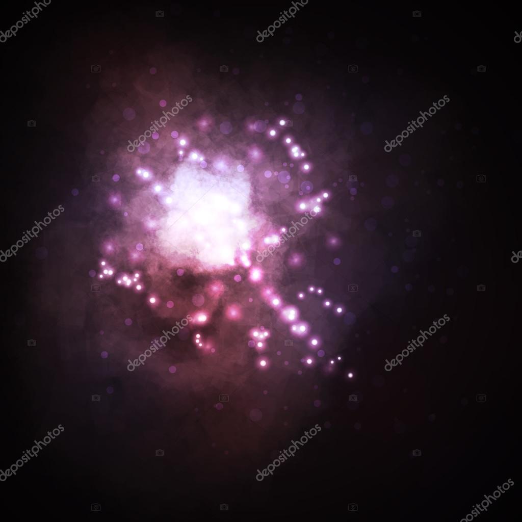 Starry background, rich star forming nebula Stock Vector Image by ...