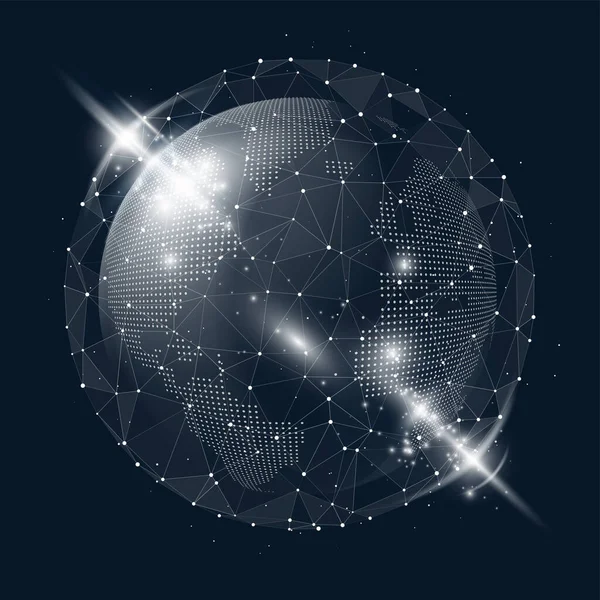 Globe point Vector Art Stock Images | Depositphotos