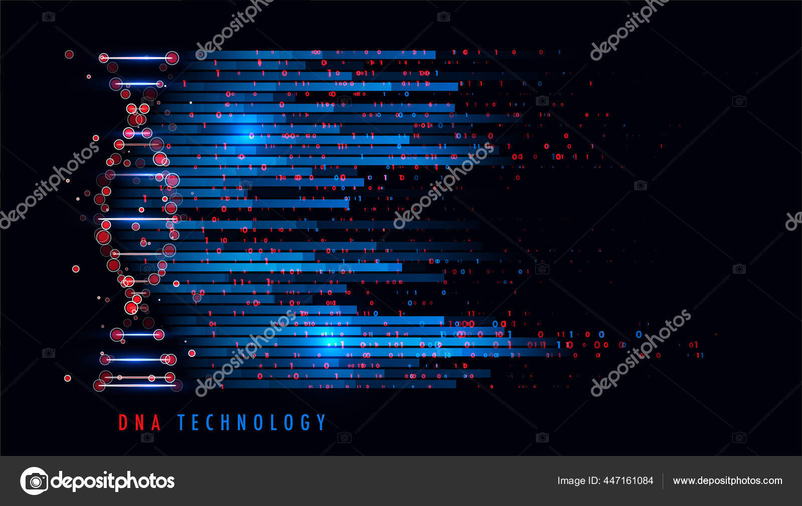 Big Genomic Data Visualization Dna Test Genom Map Graphic Concept Stock ...