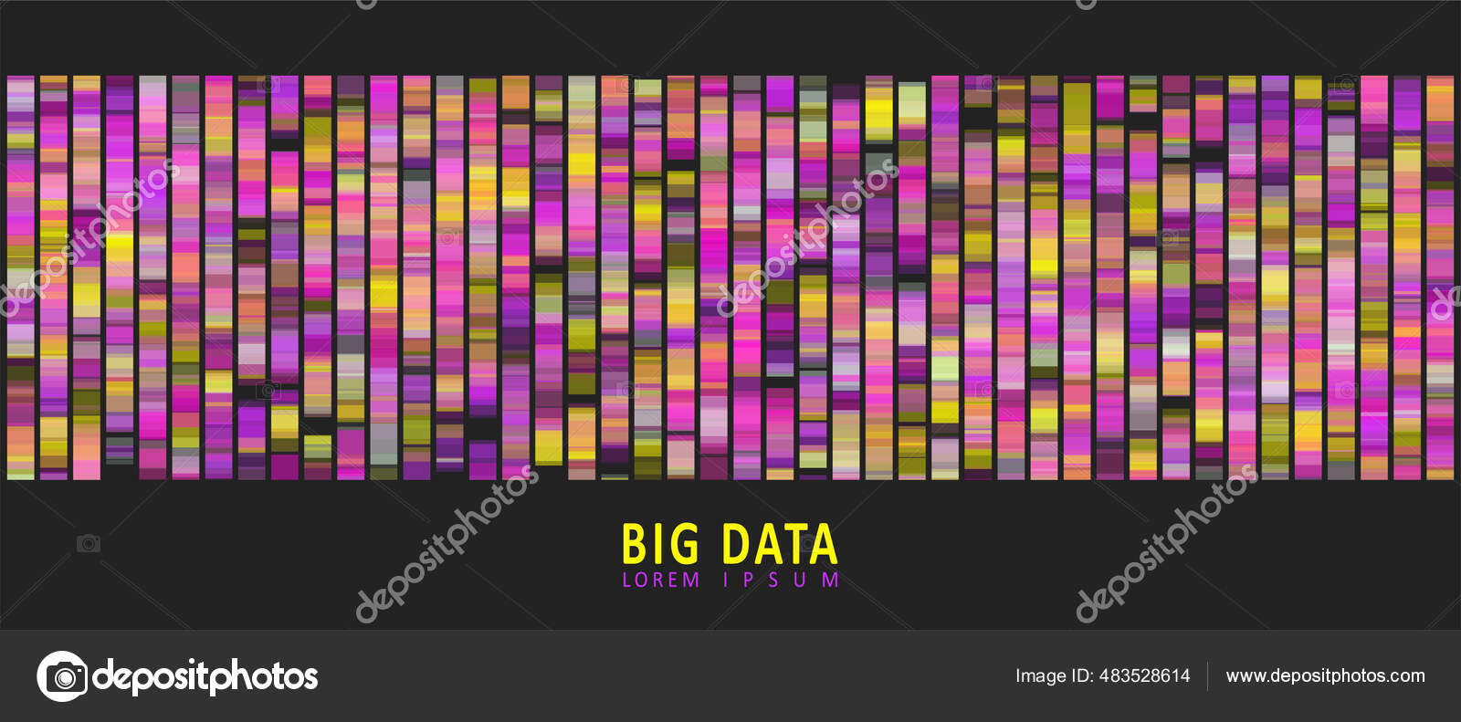 Big Data Visualization Dna Genomic Test Genom Map Abstract Infographics ...