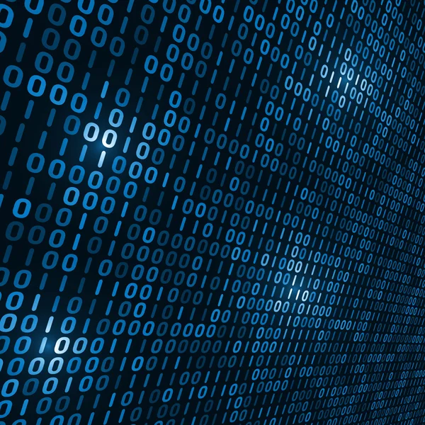 Abstract binary code 3D cyan vector background. — Stock Vector © tuulijumala #25959155