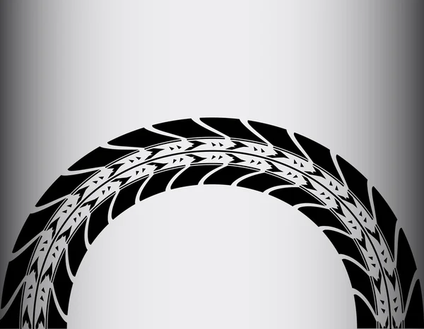 Tire track background with a special metallic grid design Stock Vector ...