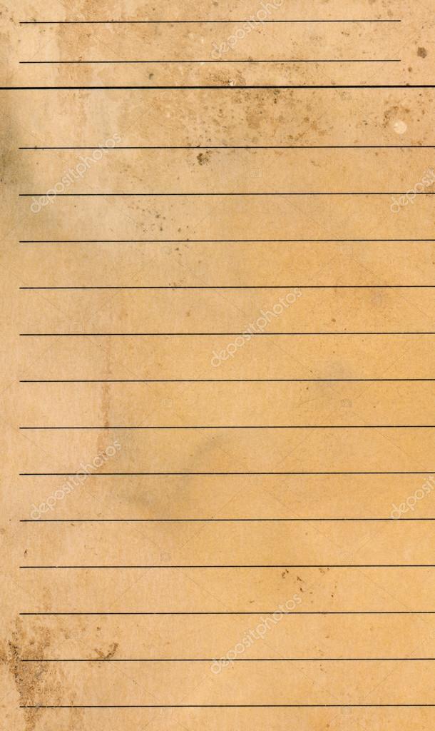 Yellow Lined Paper Background
